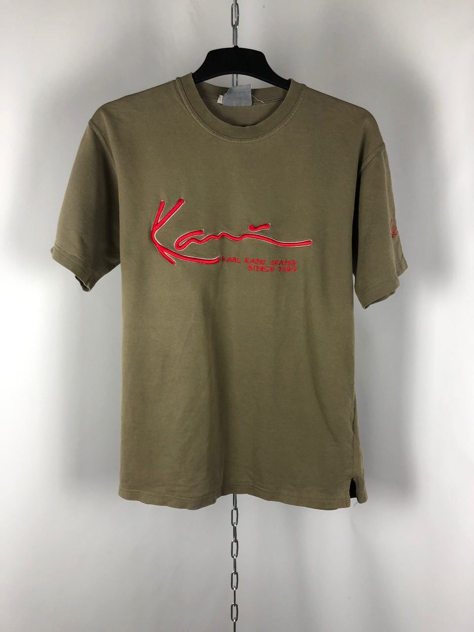 Karl Kani × Vintage Karl kani T-shirts brown big logo size L | Grailed