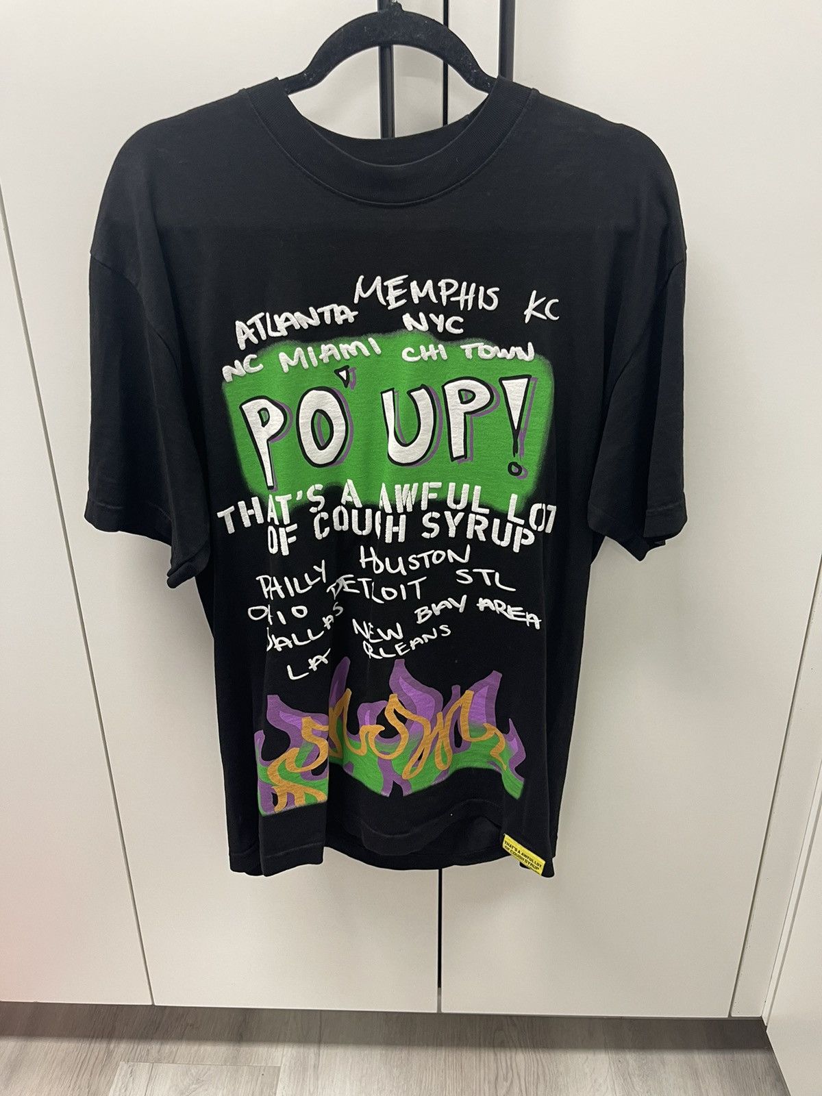 Awful Lot of Cough Syrup Awful Lot Of Cough Syrup Pop Up Tee | Grailed