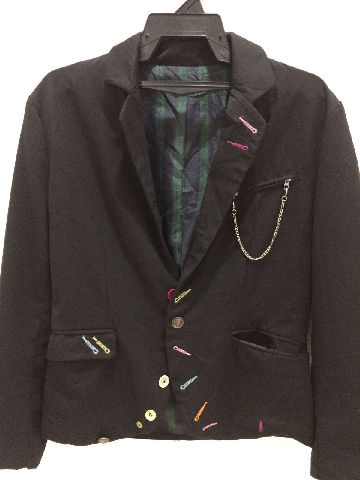 Authentic Authentic Seditionaries Handmade Grunge Button Up Jacket ...