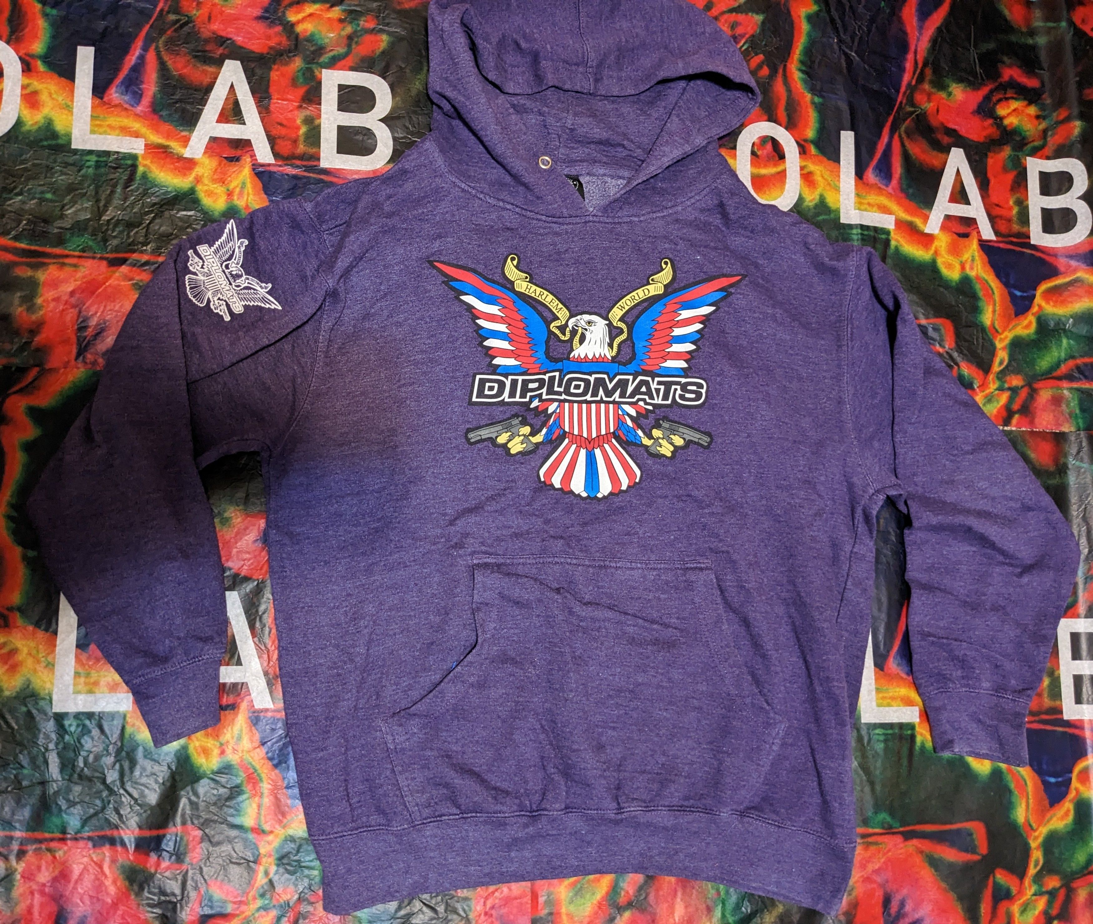 Diplomats × Dipset OG Diplomats Hoodie in Purple Haze, Size: Large ...