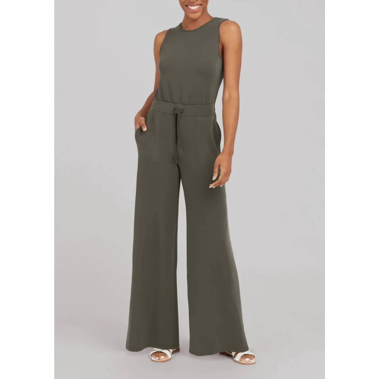 Spanx NEW SPANX Air Essentials Jumpsuit In Dark Palm | Grailed Spanx NEW SPANX Air Essentials Jumpsuit In Dark Palm | Grailed