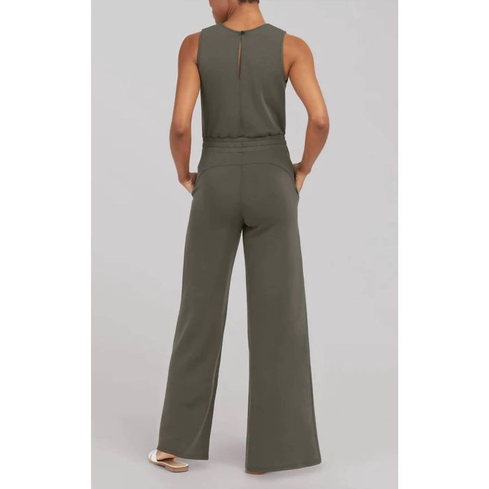 Spanx NEW SPANX Air Essentials Jumpsuit In Dark Palm | Grailed