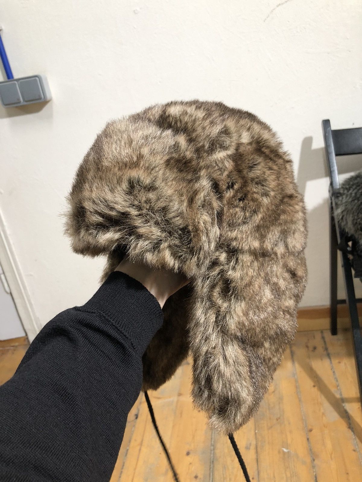 Vintage Vintage 90’s Ushanka furry mohair fuzzy trapper winter hat ...