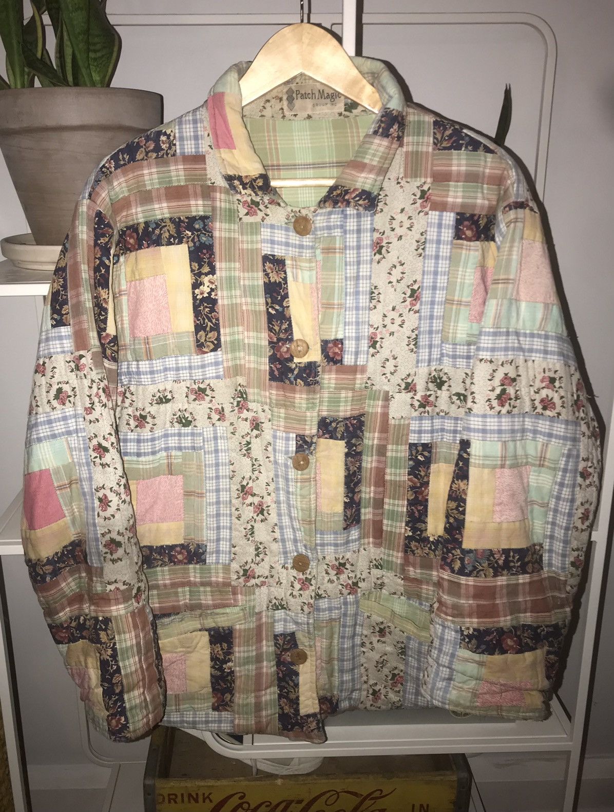 Vintage Vintage 80/90’s Bode Style Patchwork Quilt Jacket | Grailed
