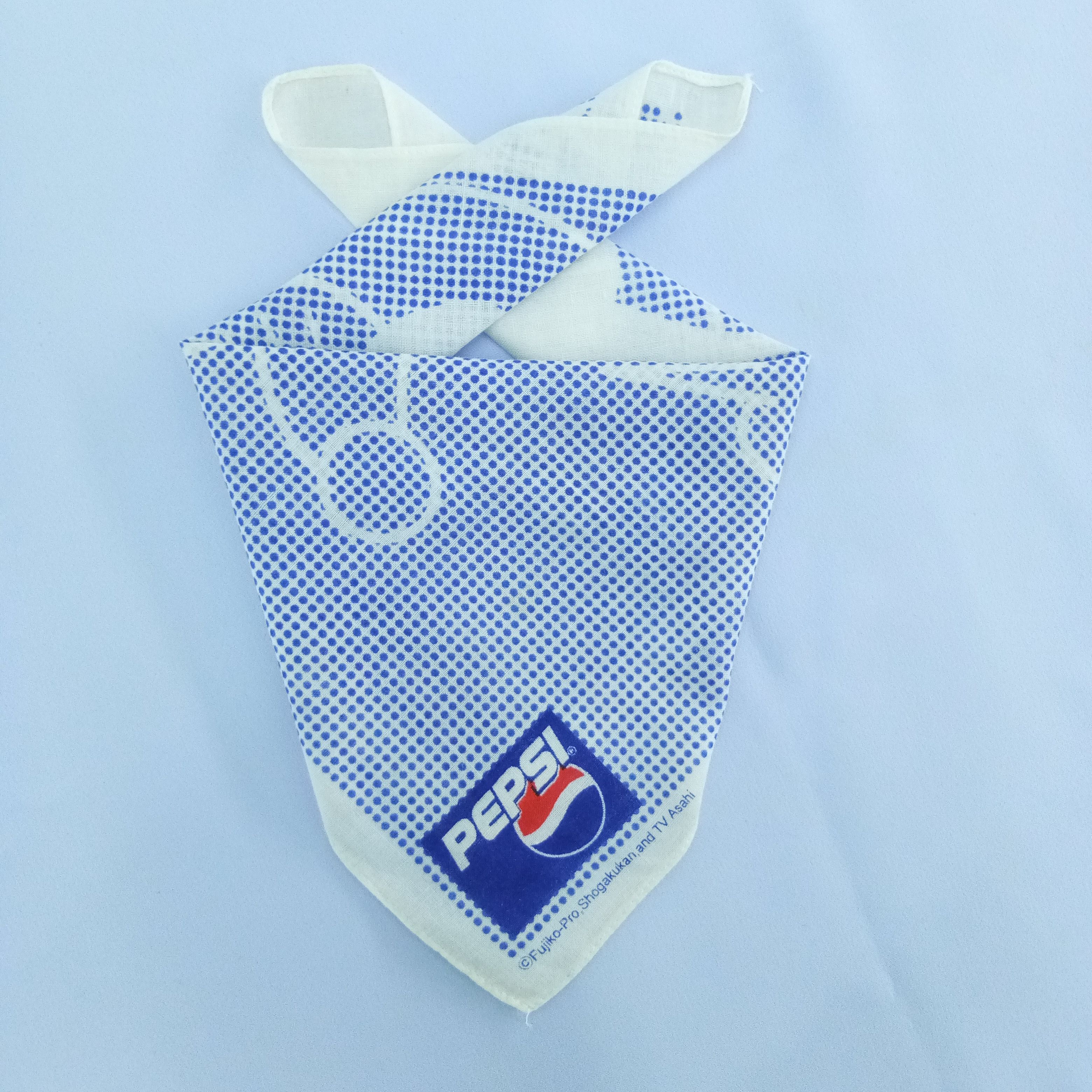 Anime × Pepsi × Vintage Vintage Pepsi X Doraemon Bandana Handkerchief ...