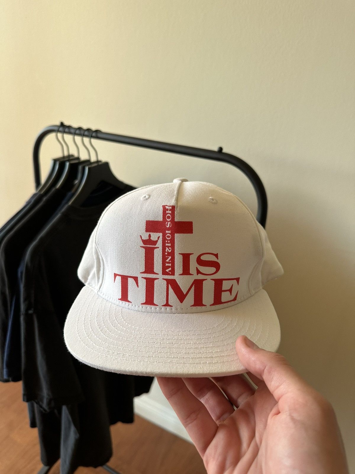 Hat × Streetwear × Vintage 1990s Vintage Bible SnapBack Hat White ...