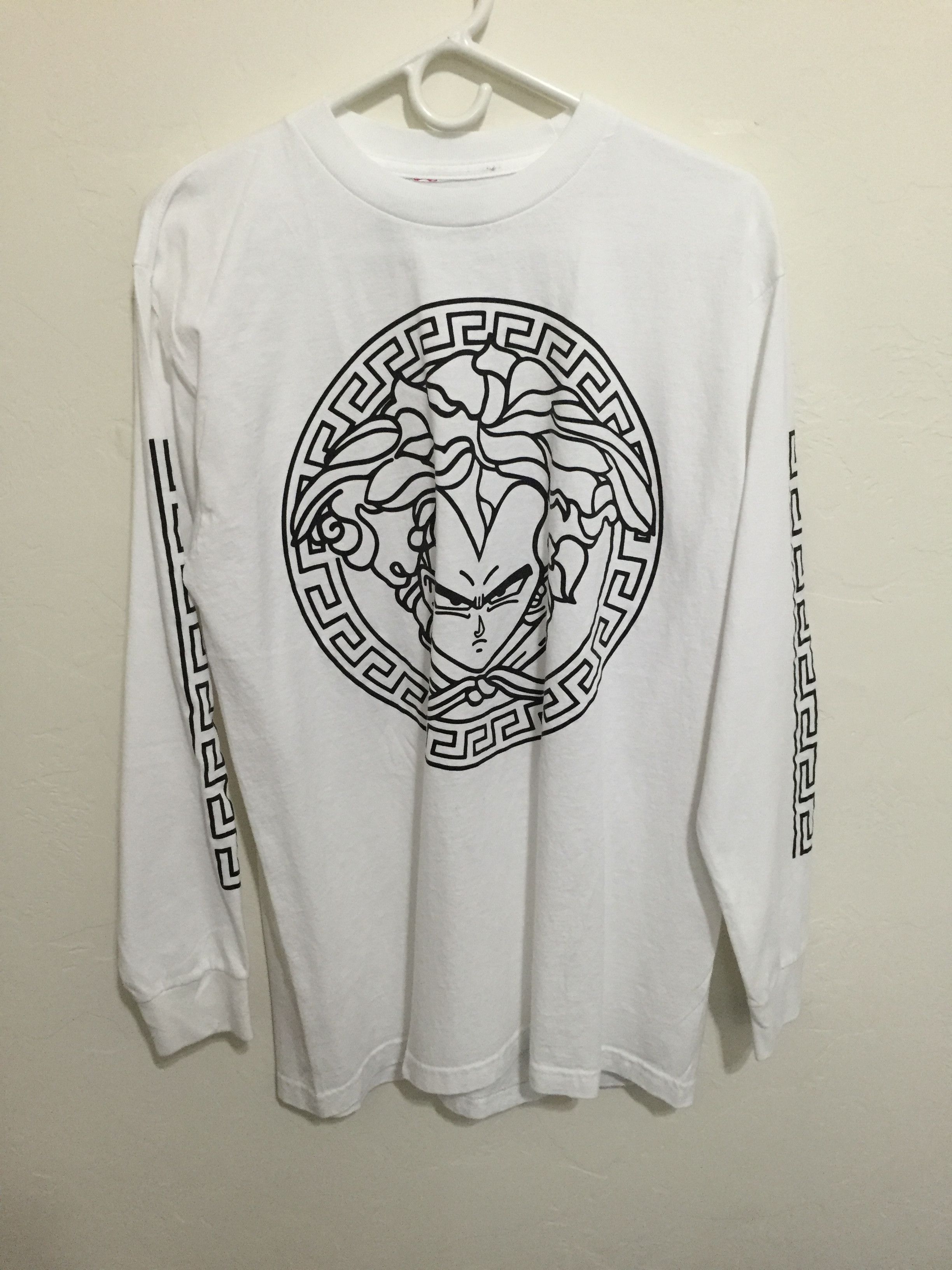 Aintnobodycool Vegeta Versace Tee | Grailed