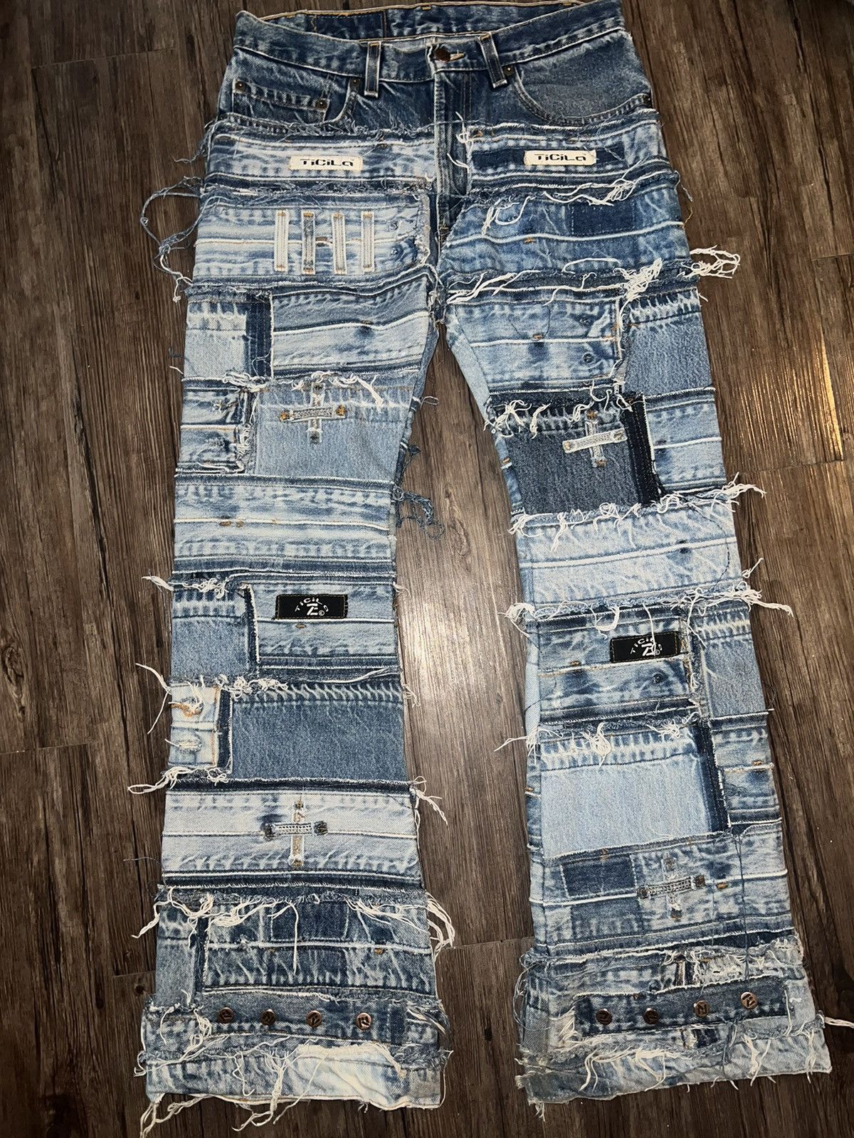 Other Ticila patchwork rocker jeans | Grailed