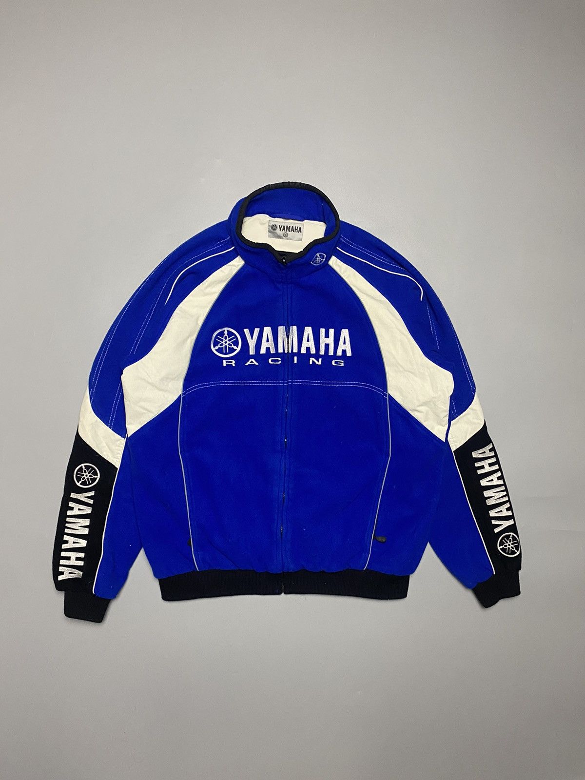 Racing × Vintage × Yamaha Yamaha vintage racing fleece jacket big logo ...