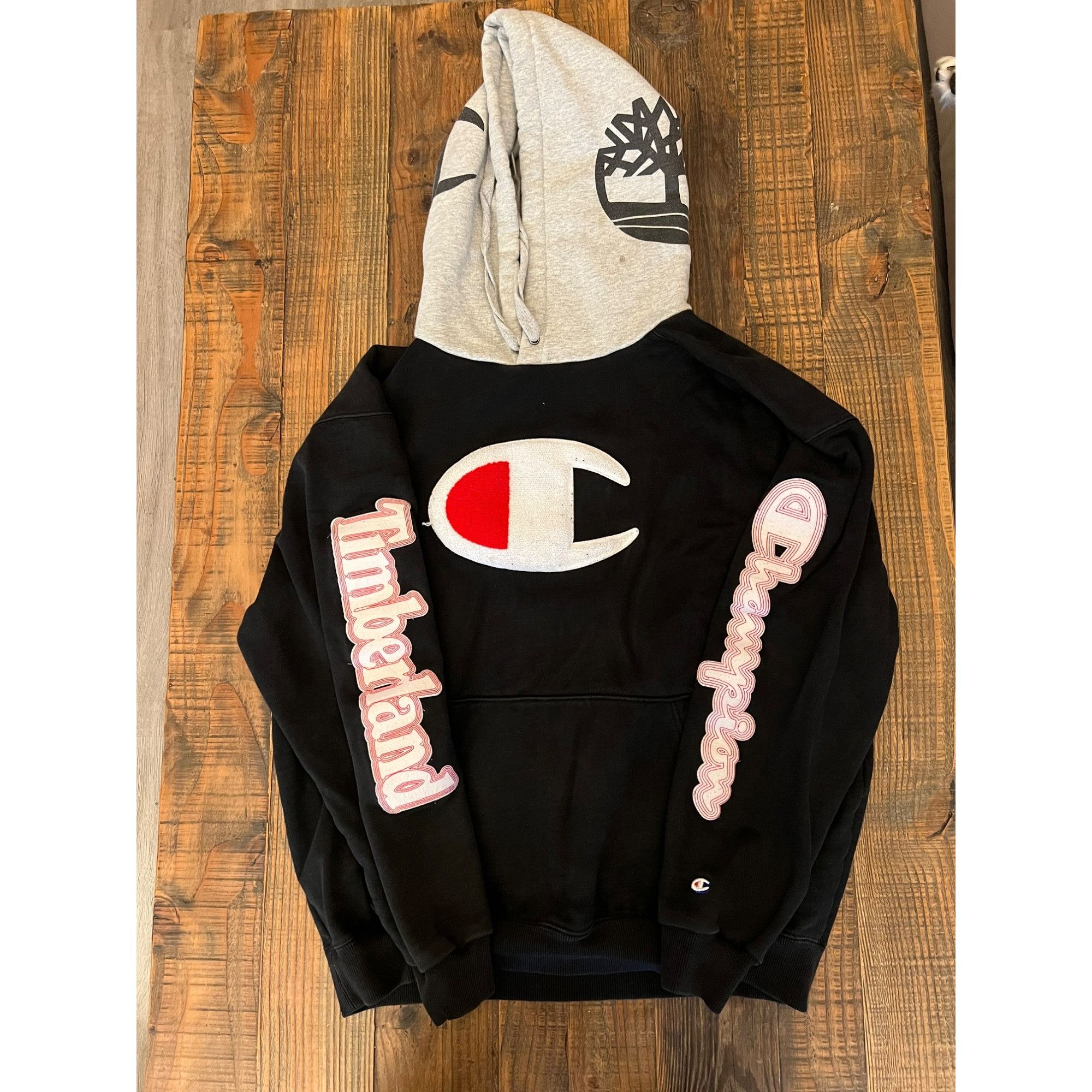 Champion Champion x Timberland Cone Hoodie Men’s Black Hoodie Size XL ...