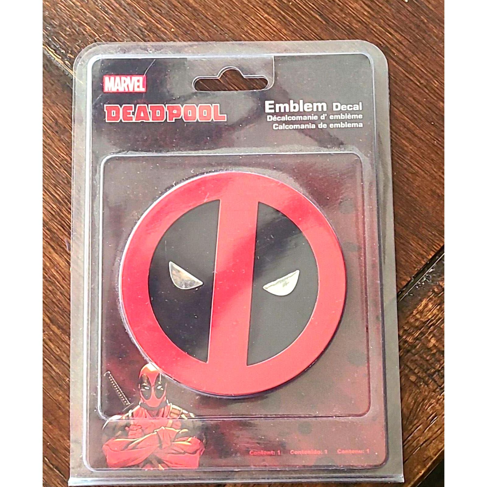 Marvel Comics New Marvel Deadpool Chrome 3D Decal Sticker Car Truck ...