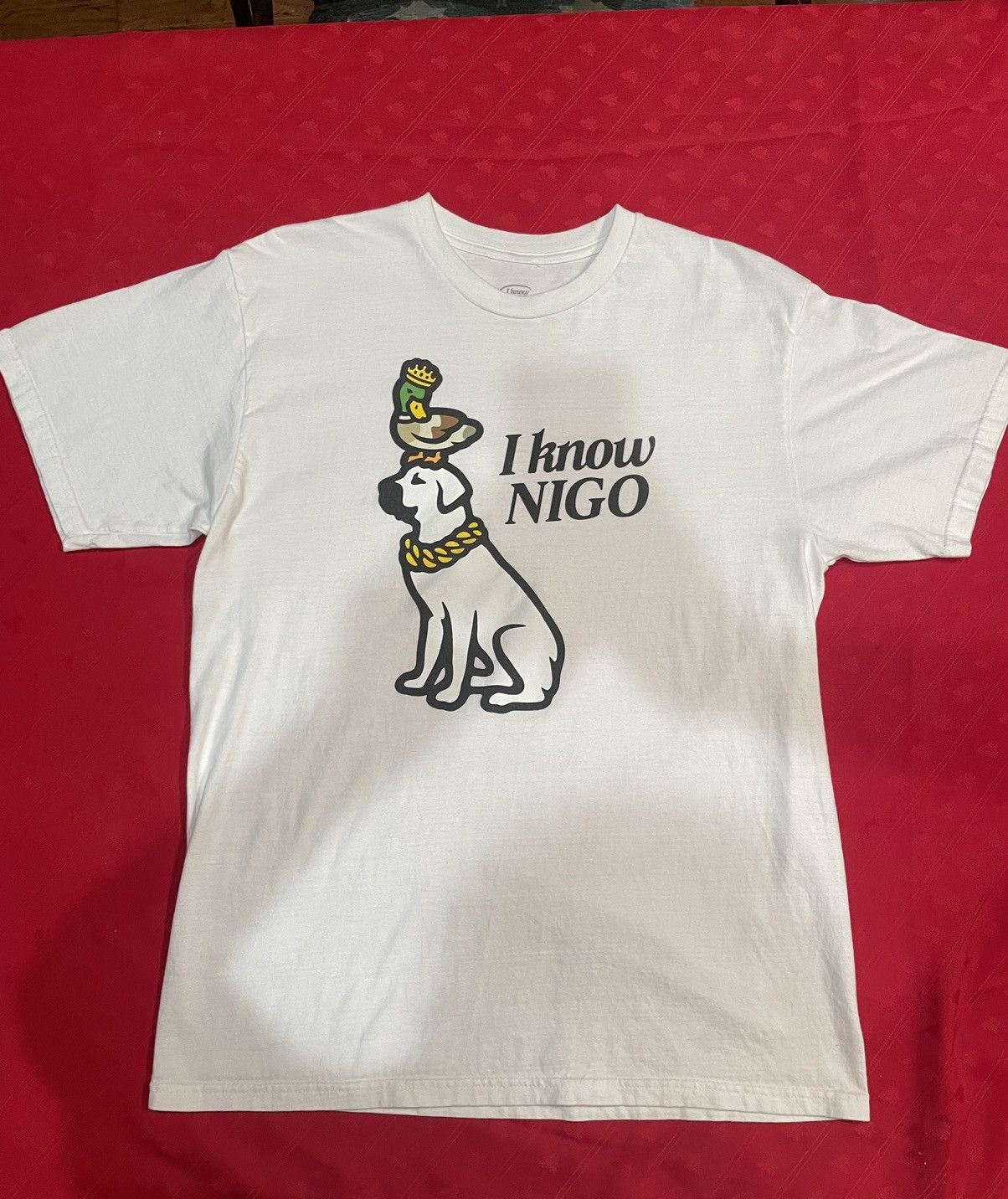 Human Made × Nigo Nigo × Human Made "I Know Nigo" White T Shirt Size L ...