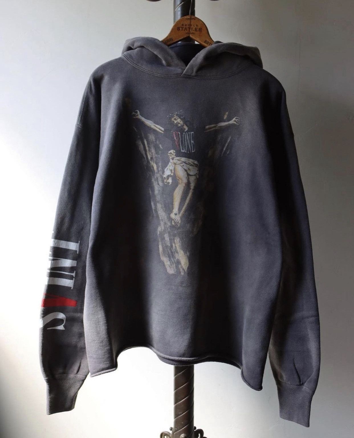 Vlone Saint Michael x VLONE ReadyMade Saint Mxxxxxx Jesus Hoodie | Grailed