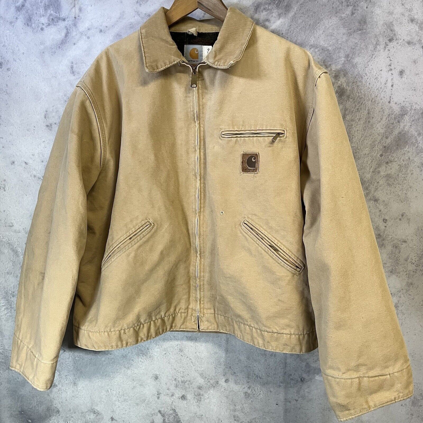 Carhartt × Vintage Mens Carhartt Detroit Jacket RARE! J43 WET (J97 ...