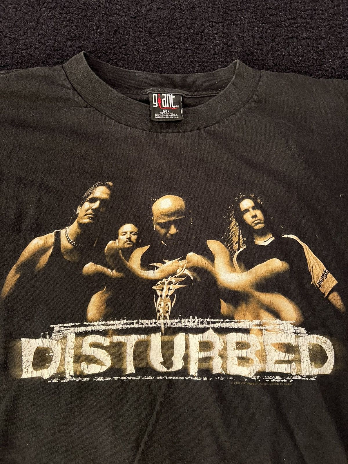 Giant × Vintage Giant X Disturbed Vintage Tee | Grailed