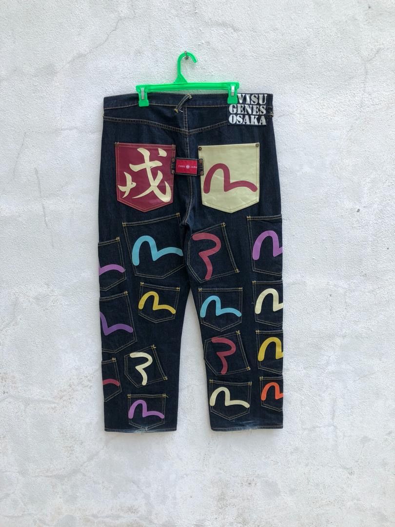 Evisu The Iconic Evisu Multi Pocket Selvedge Jeans | Grailed