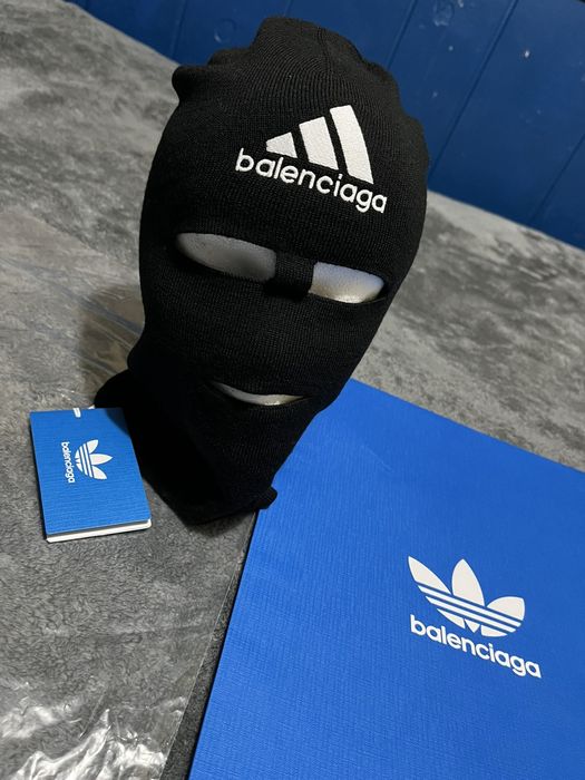Adidas BALENCIAGA x ADIDAS HEAD MASK BLACK Shiesty Ski Hat Beanie | Grailed
