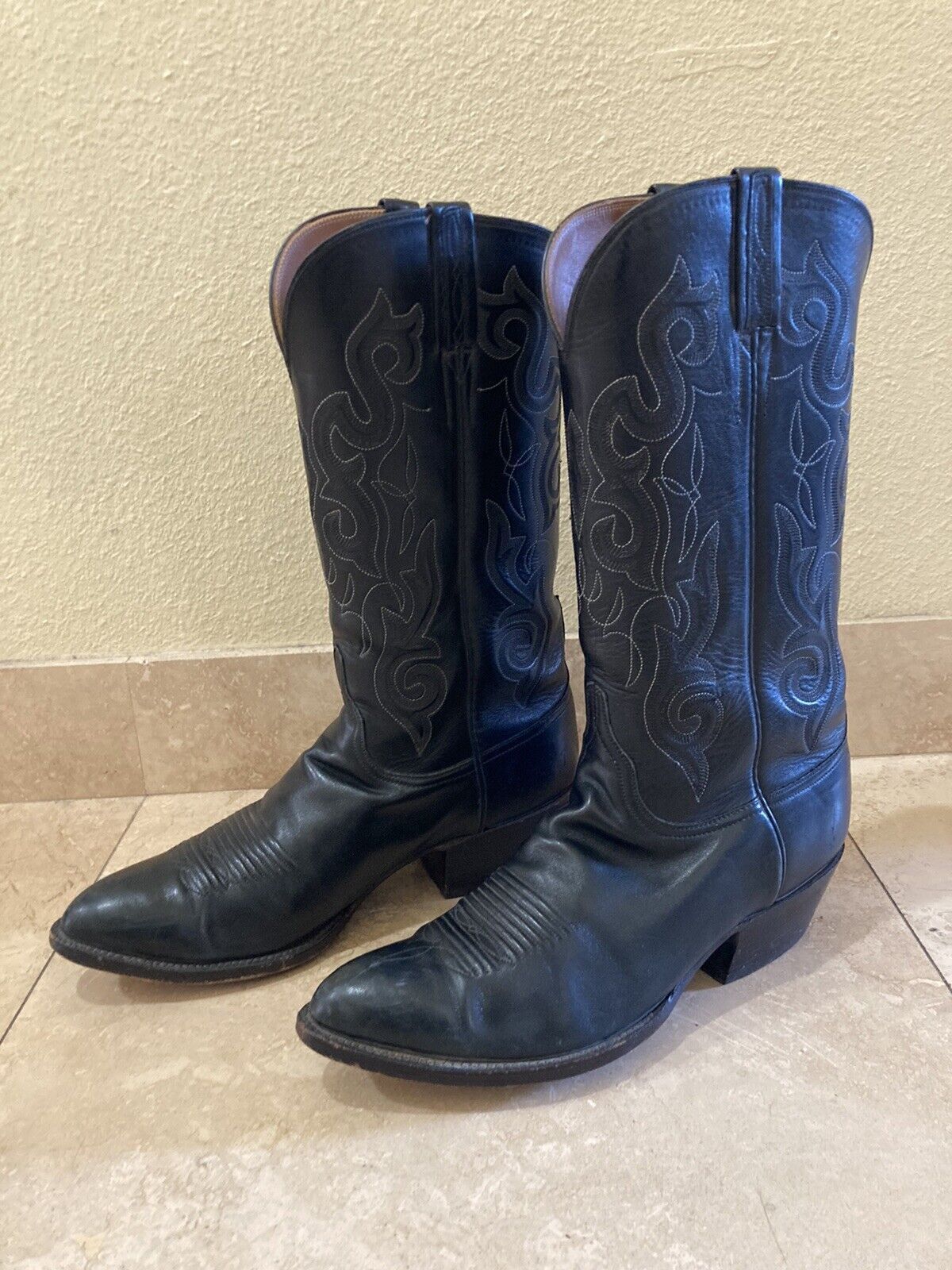 Lucchese Vintage Lucchese Cowboy Boots 9.5EE L005524 Made in USA | Grailed