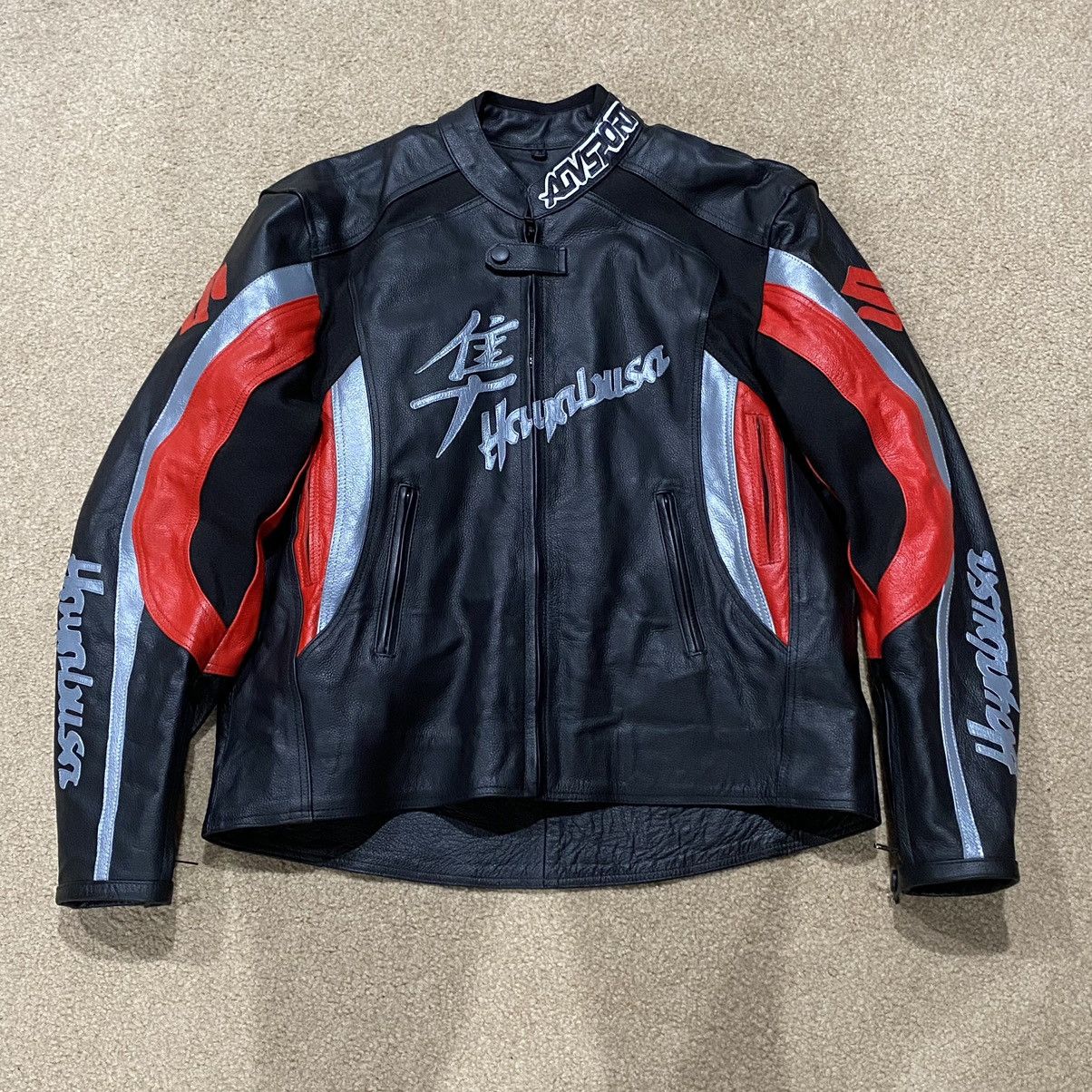 Japanese Brand × Streetwear × Vintage Suzuki Hayabusa Leather ...