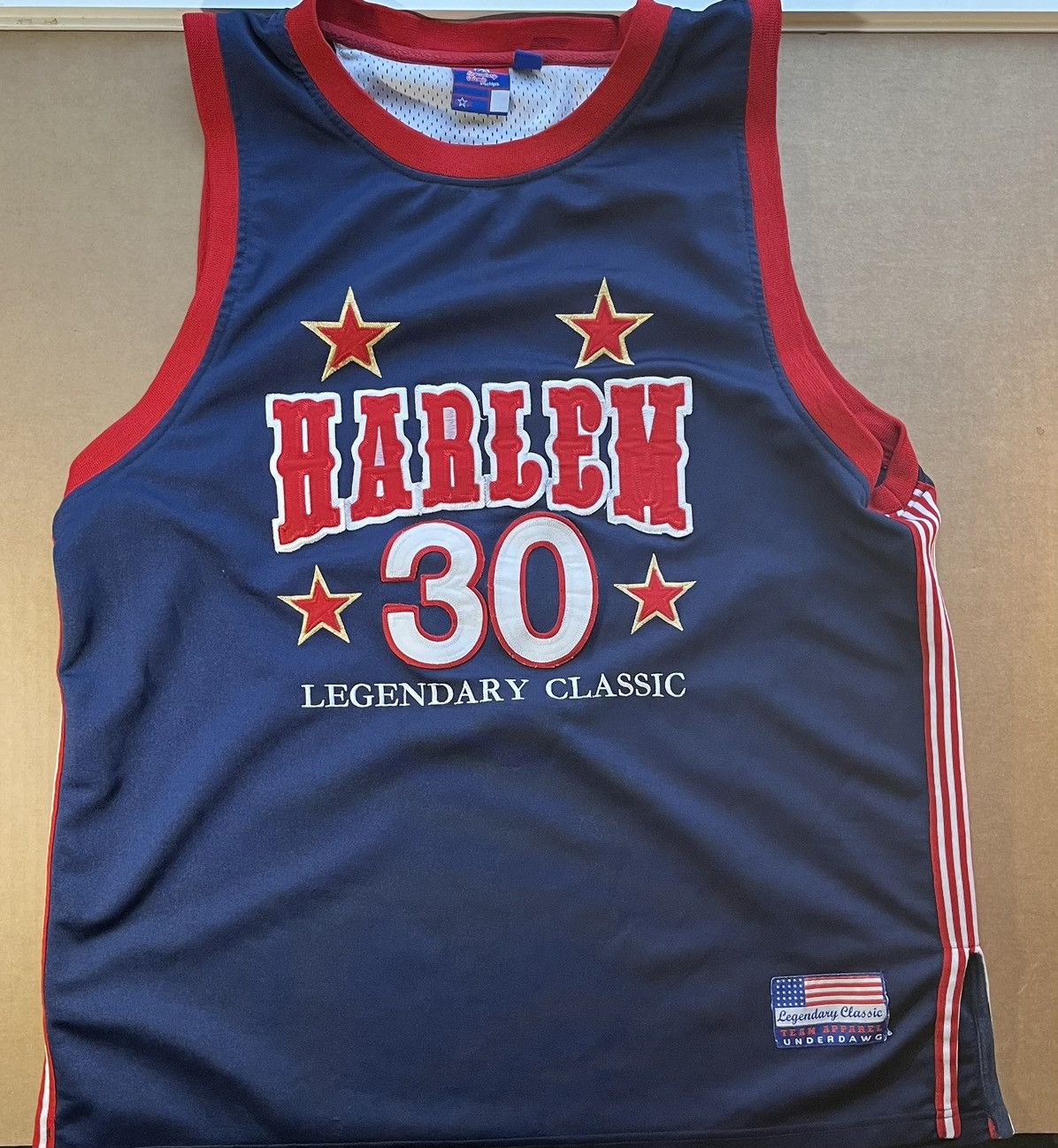 Harlem Globetrotters × NBA × Vintage Harlem All Stars Number 30 Jersey ...