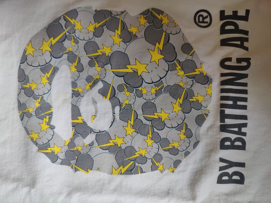 Bape Bape X Kaws T-shirt 2004 | Grailed