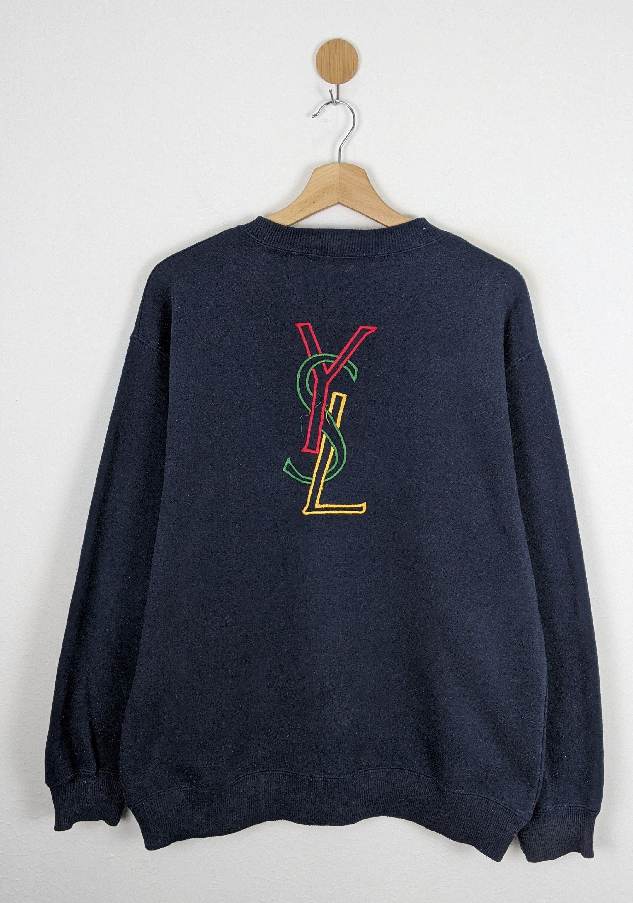 Yves Saint Laurent Yves Saint Laurent YSL Pour Homme Sweatshirt 90s ...