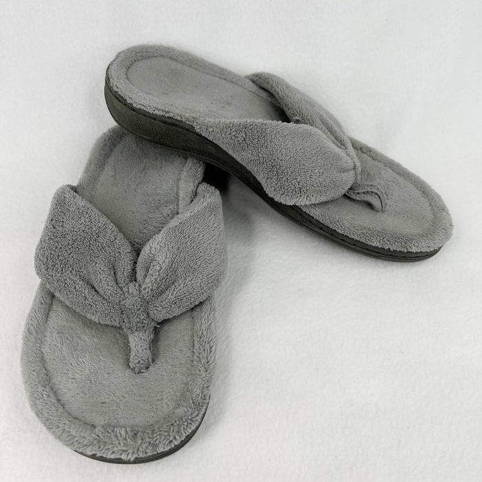 Other Vionic Gracie Toe Post Slipper Gray 7 Flip Flop | Grailed