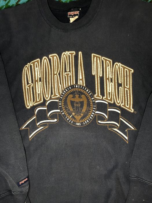 Vintage Vintage Georgia Tech Navy Crewneck | Grailed