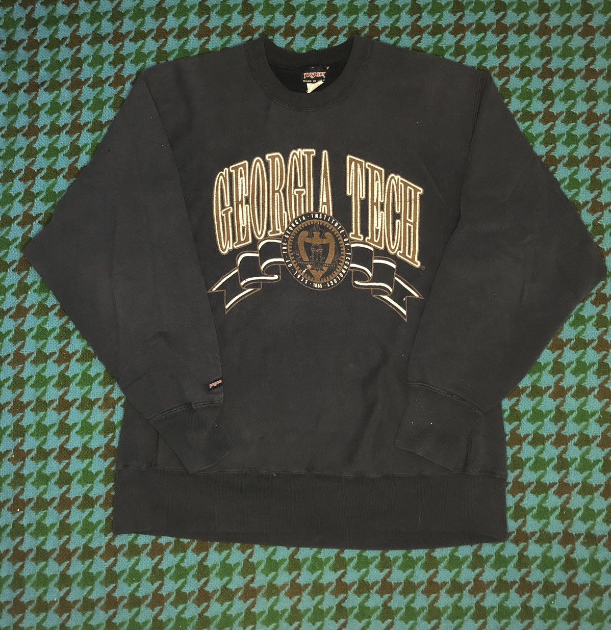 Vintage Vintage Georgia Tech Navy Crewneck | Grailed
