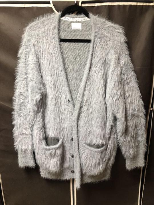 Number (N)ine Number (N)ine Mohair Knit Cardigan Light Gray 2 | Grailed