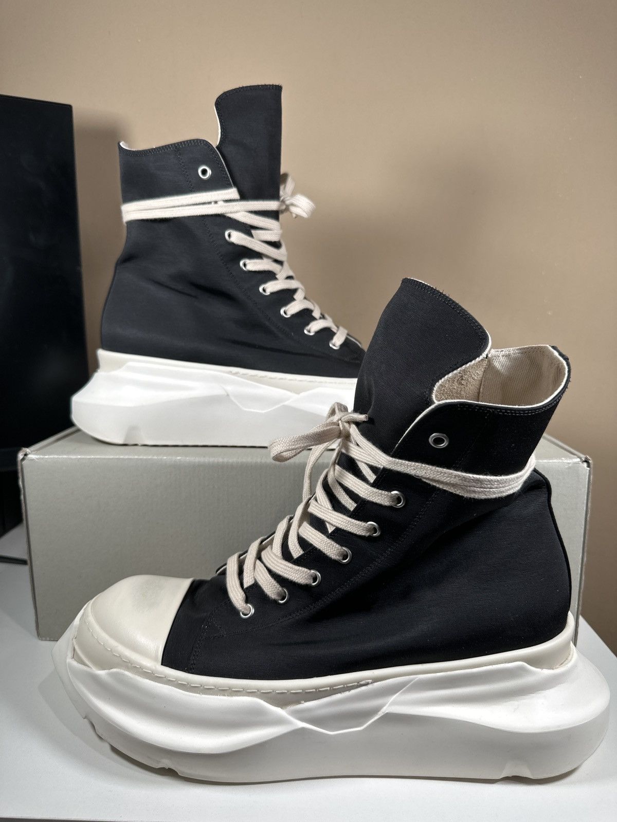 Rick Owens × Rick Owens Drkshdw Rick Owen abstract sneaker | Grailed
