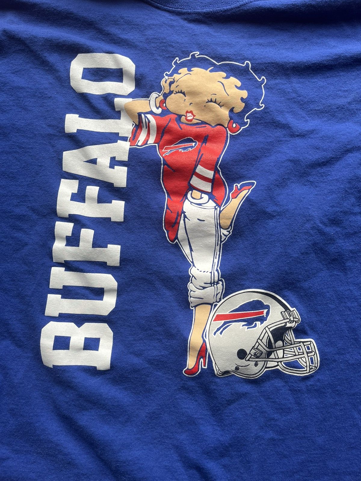 Hanes Betty Boop Buffalo Bills Tee - Y2K - Josh Allen | Grailed
