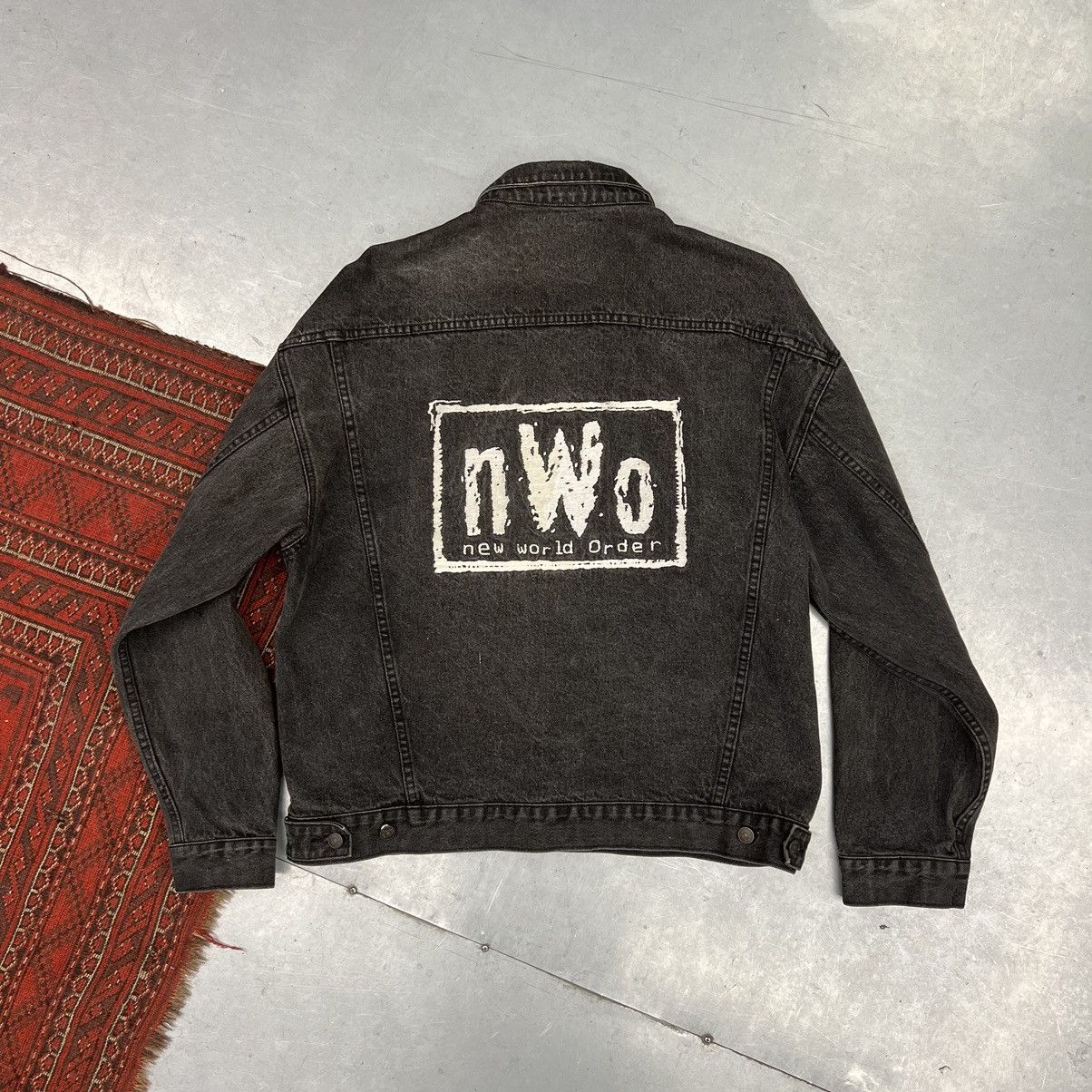 Streetwear × Vintage × Wwe 90s vintage wwe wwf wrestling ecw NWO black ...