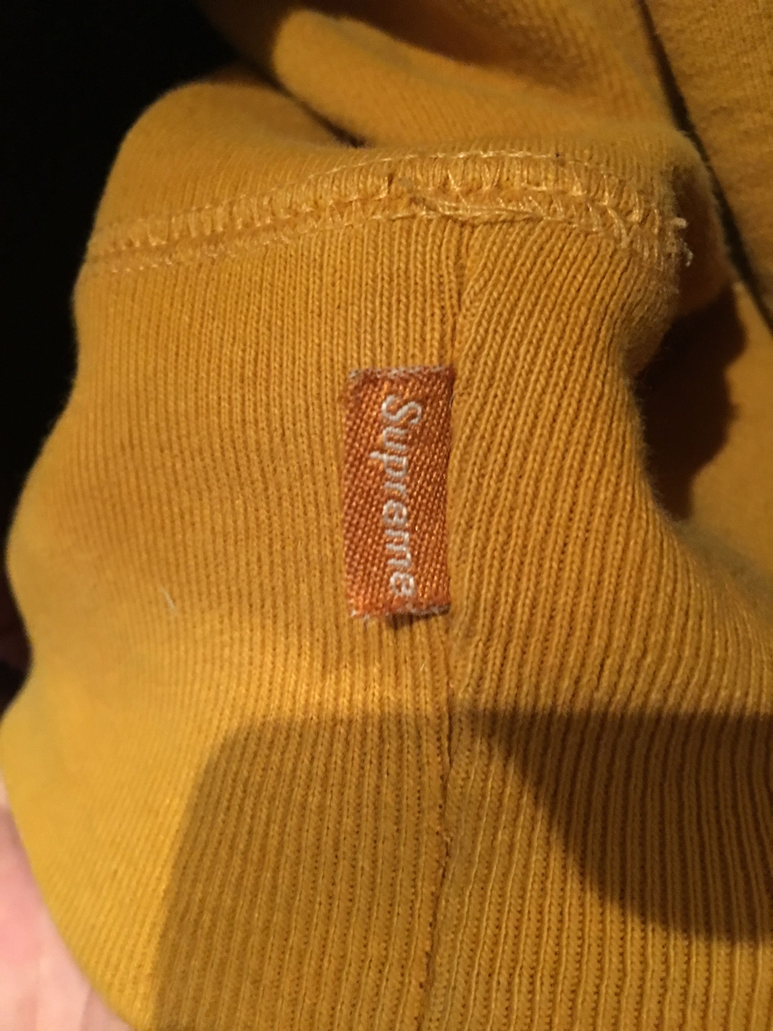 Supreme Box Logo Hoodie (Yellow) | Grailed