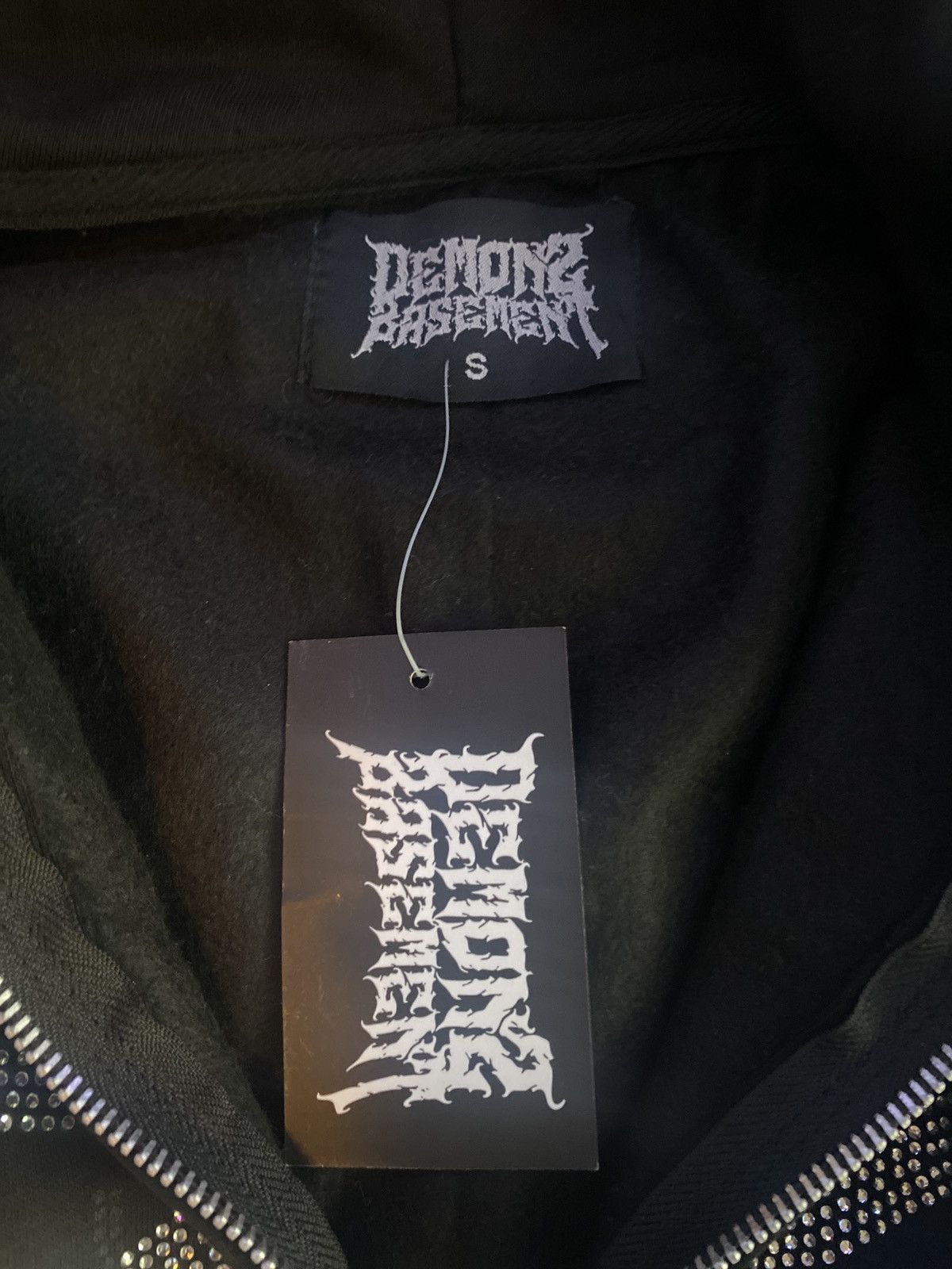 Streetwear Demon basement full zip hoodie | Grailed