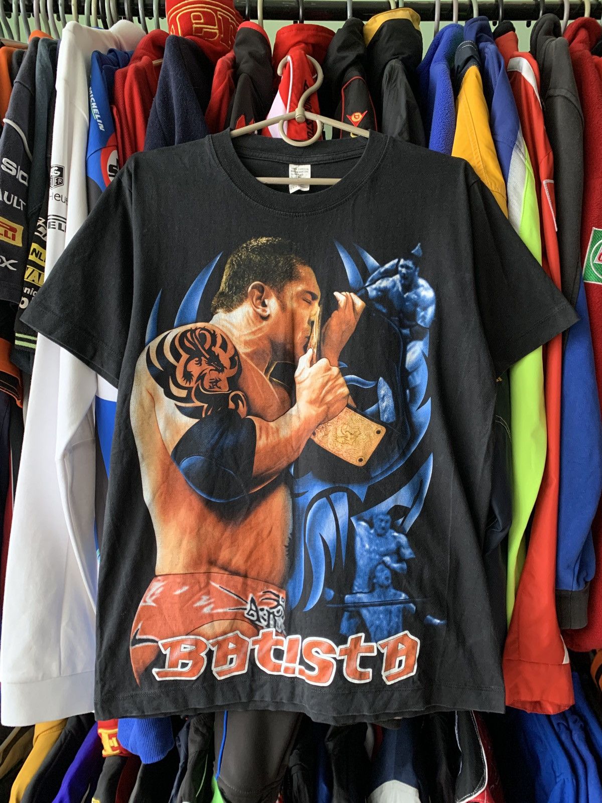 Vintage VINTAGE BATISTA WWE WRESTLING TEE SHIRT | Grailed
