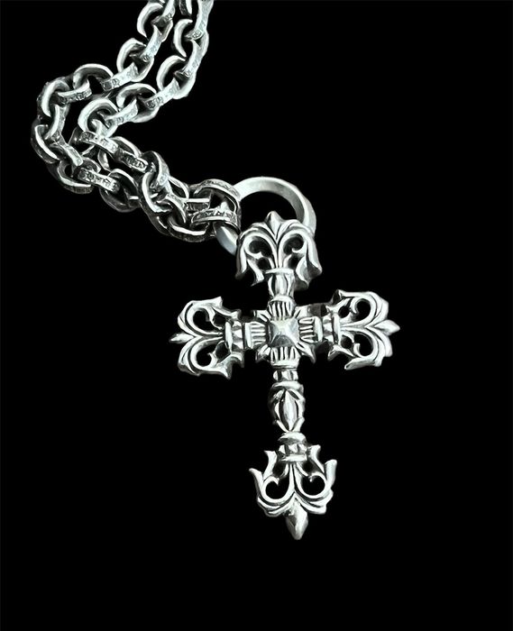 Chrome Hearts Chrome Hearts Filigree Cross Necklace | Grailed