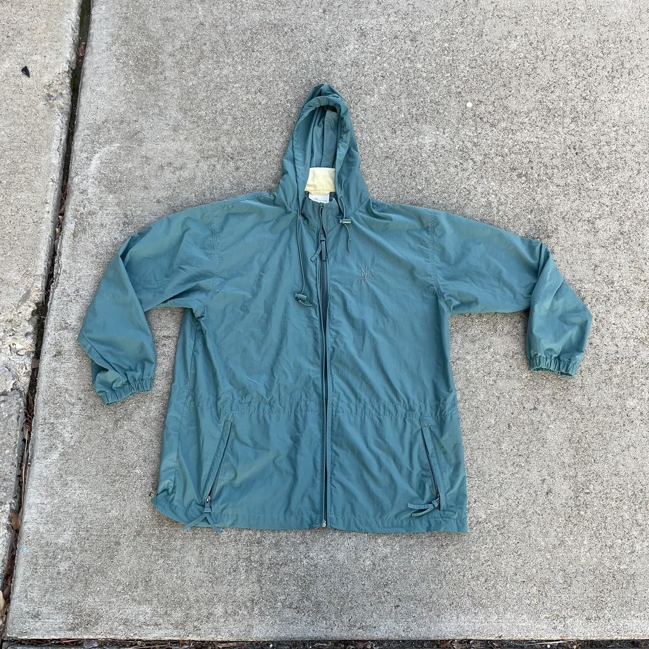 Northern Reflections × Vintage Vintage 90s | Green/Cream Lightweight ...