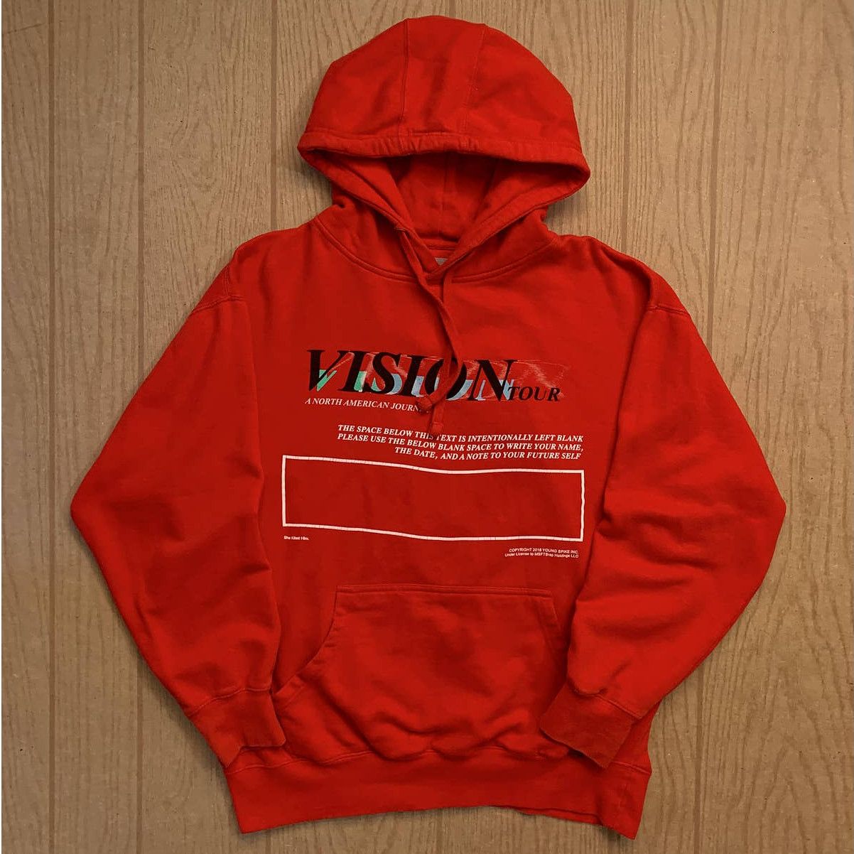 Msftsrep MsftsRep Vision Tour Hoodie | Grailed