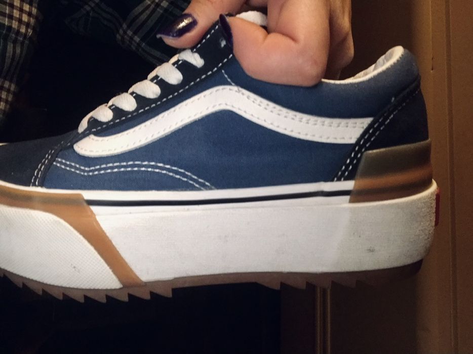 Vans 🔥 STACKED Vans Platforms 6.5 🤍 | Grailed