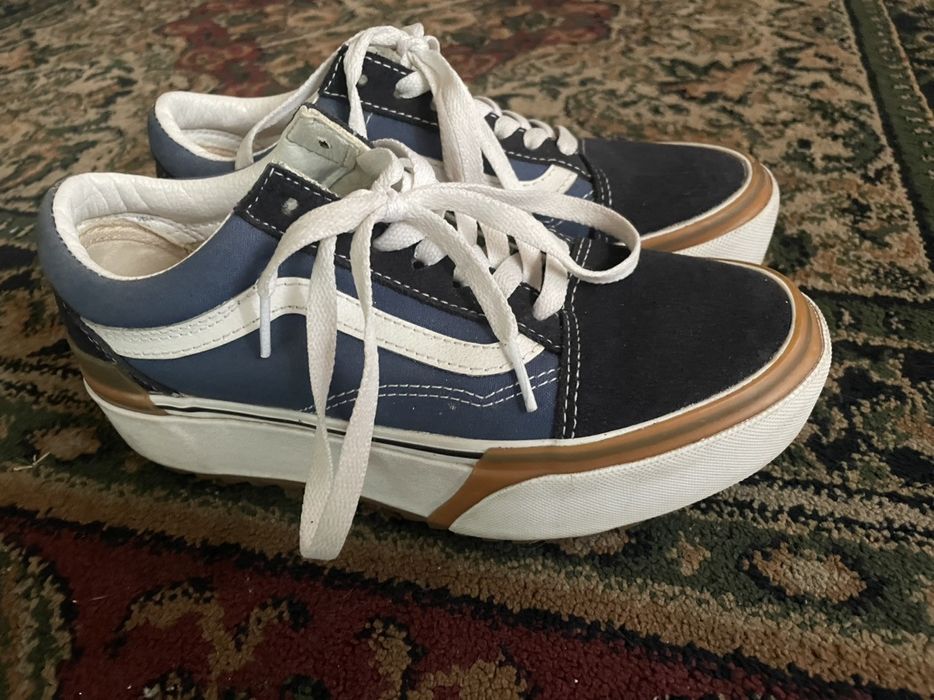 Vans 🔥 STACKED Vans Platforms 6.5 🤍 | Grailed