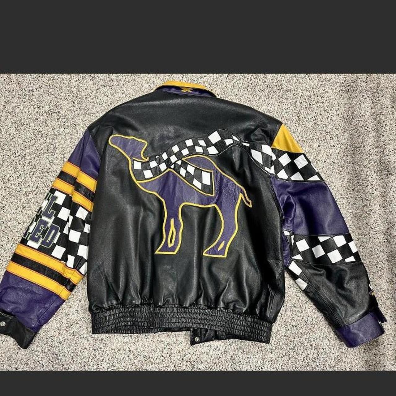 Jeff Hamilton × NASCAR Joe Camel NASCAR Jeff Hamilton Leather Jacket ...