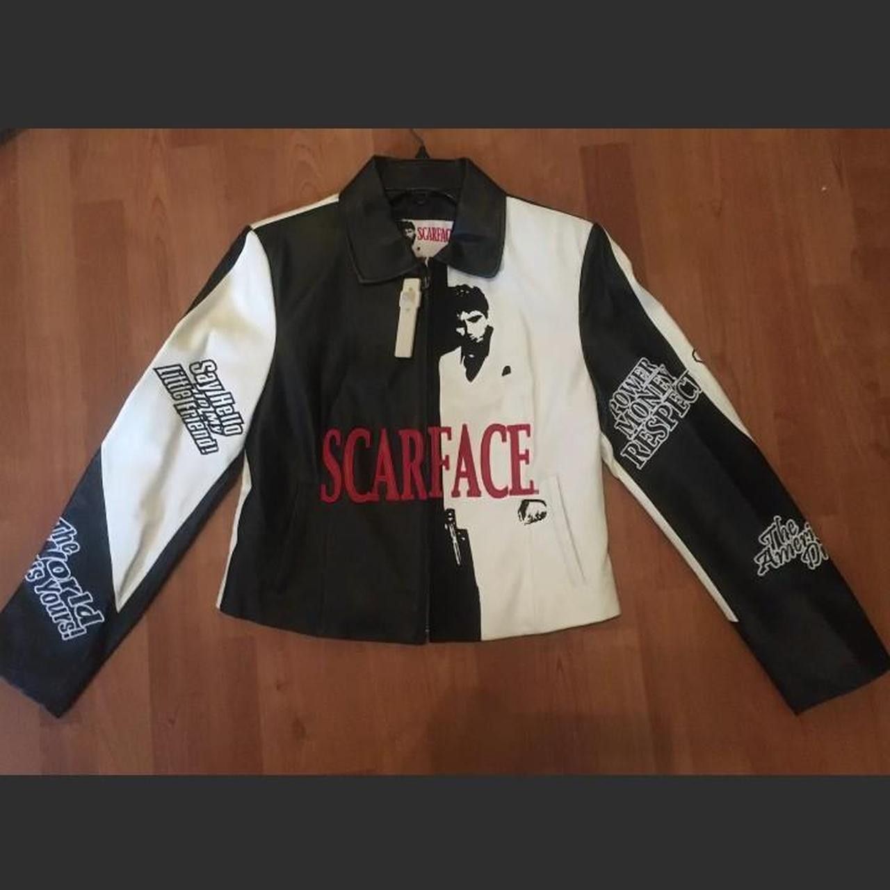 Vintage RARE Vintage Scarface Ladies Leather Jacket Women’s MED | Grailed