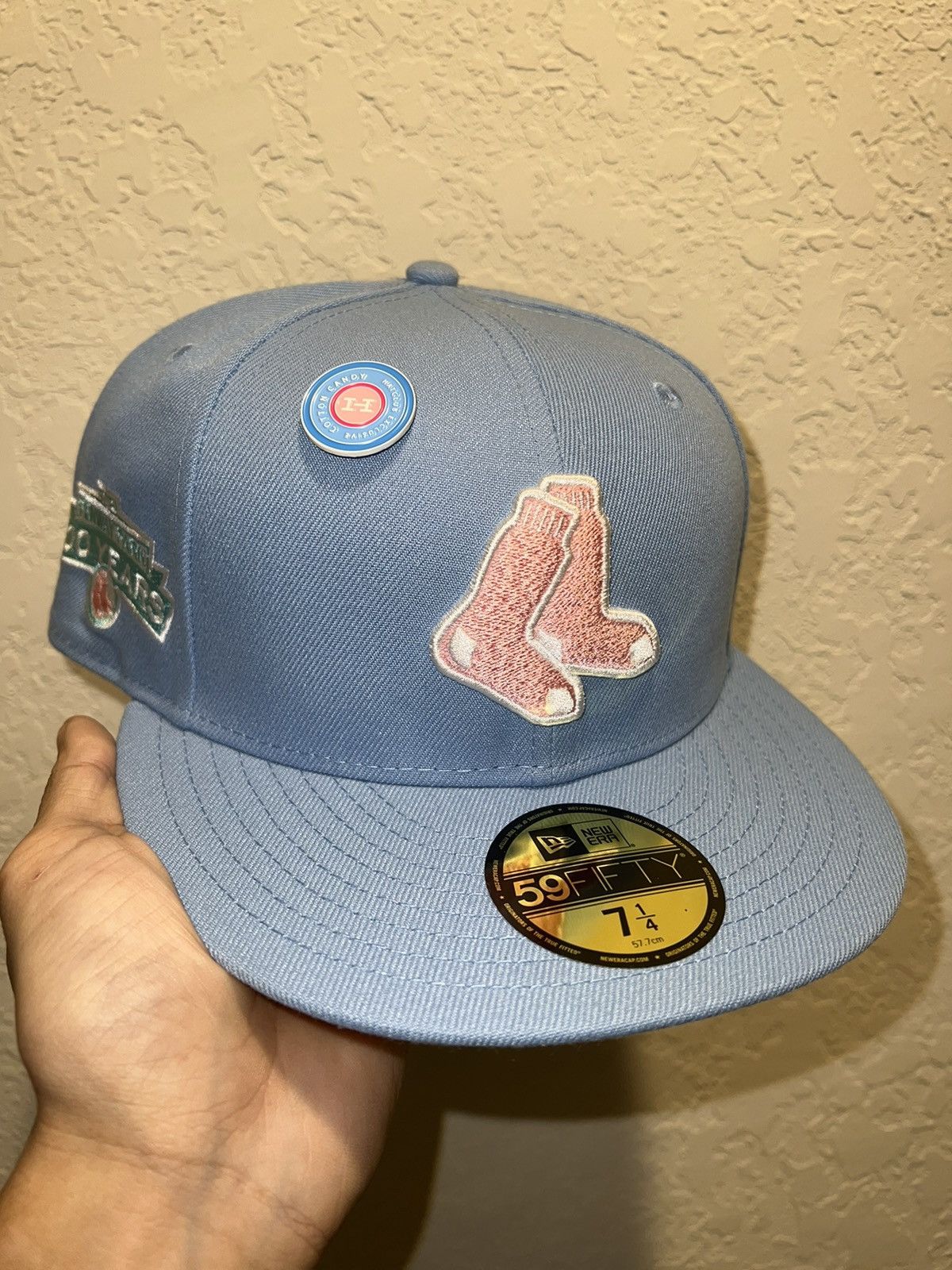 Hat Club × New Era Boston Red Sox Hatclub Cotton Candy Sz 7 1/4 | Grailed