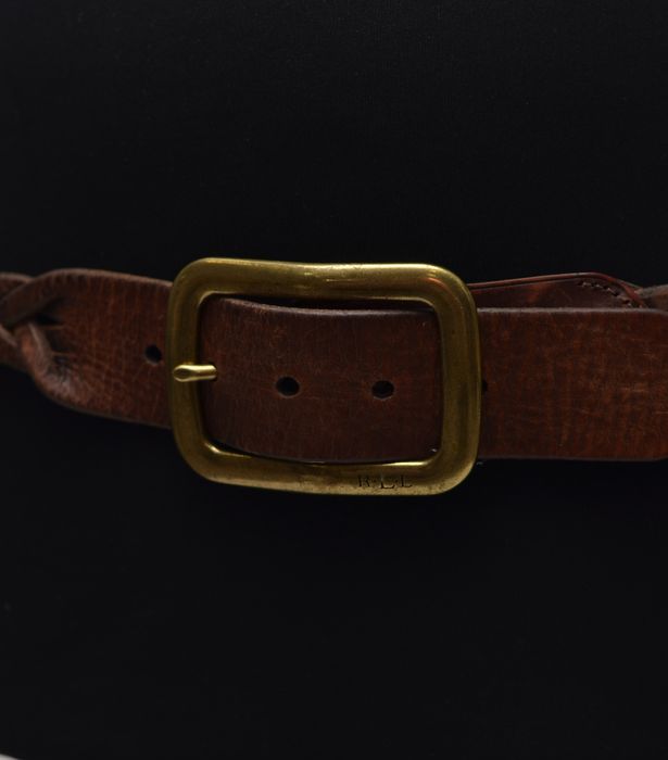 Ralph Lauren RLL Lauren Ralph Lauren Vintage Brown Genuine Leather Belt ...