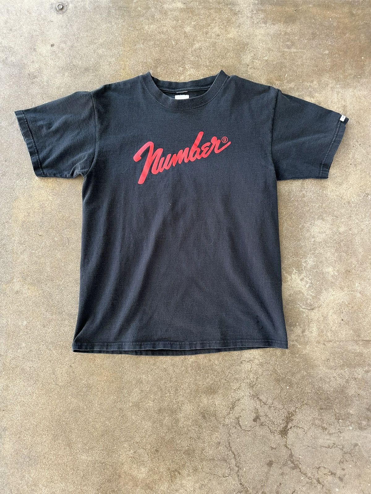 Number (N)ine Rare Number Nine logo fender t shirt | Grailed