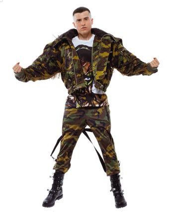 Adidas × Jeremy Scott Fringe Camo Bomber Jacket | Grailed