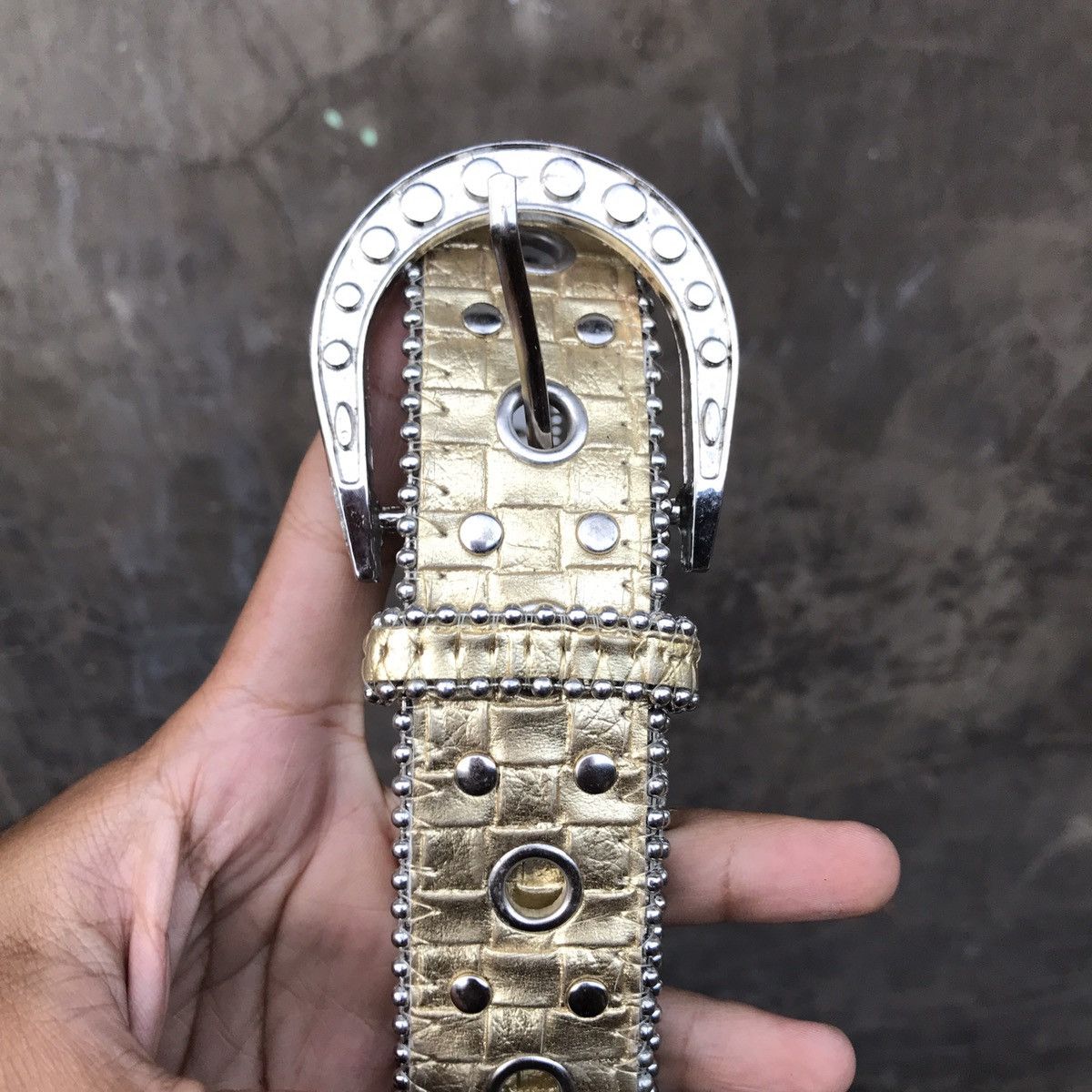 Japanese Brand × Streetwear × Vintage Vintage Crazy Leather Belt BB ...