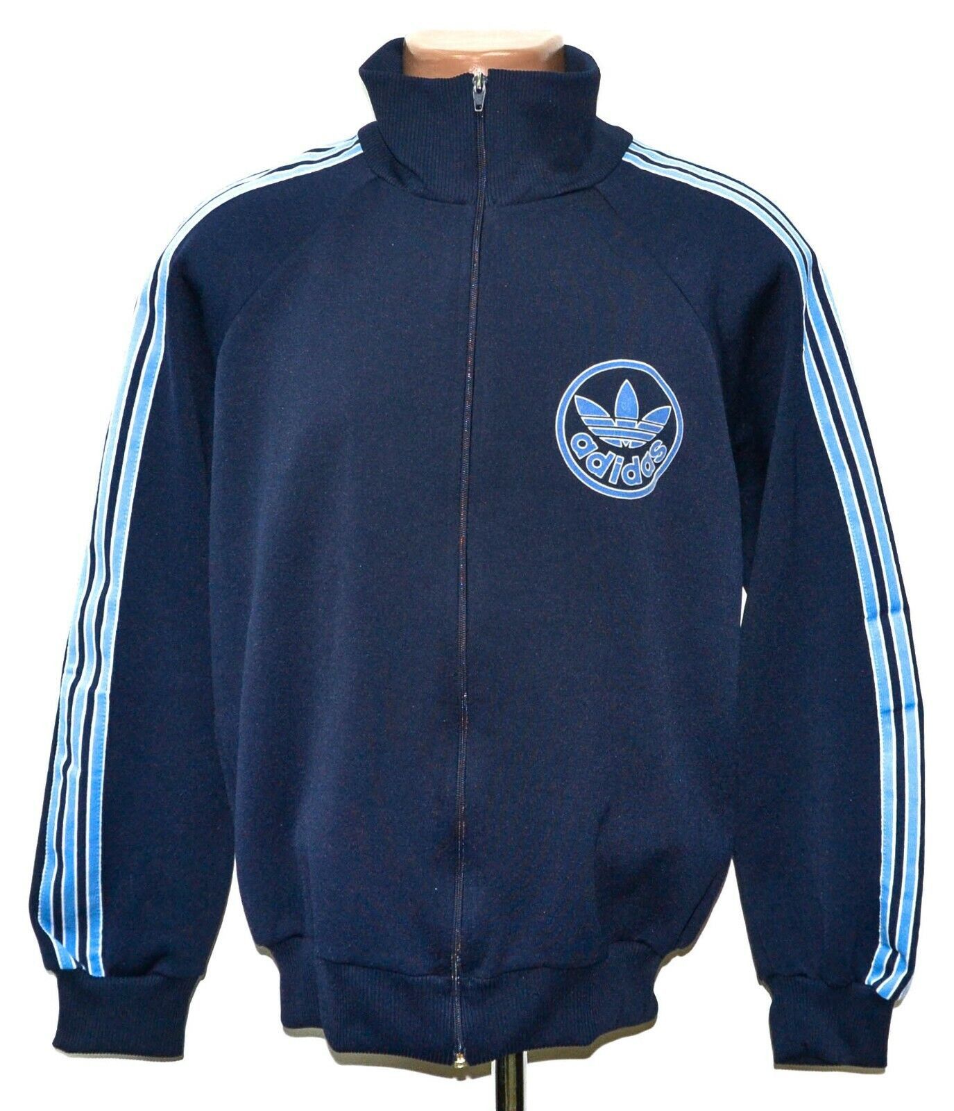 Adidas ADIDAS VINTAGE BLUE 1990'S FOOTBALL JACKET JERSEY S ADULT | Grailed