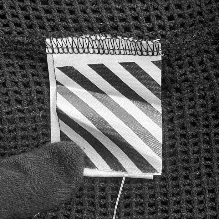 Off-White Off-White Archival Mesh Diagonals Patches Tee | Grailed